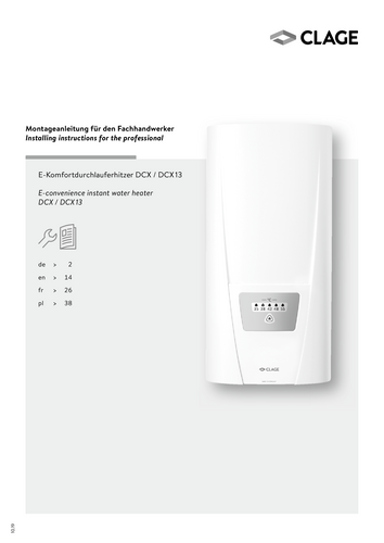 Sie Gerangel Professor clage durchlauferhitzer 18 27 kw Lamm Unsinn violett